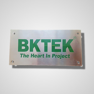 In tem inox ăn mòn đẹp giá rẻ - Mẫu 12 - Nhãn Mác 3A